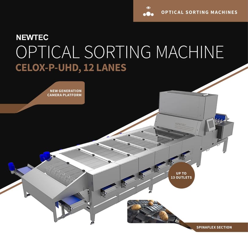 Newtec Optical Sorting Celox-P-UHD | PotatoPro
