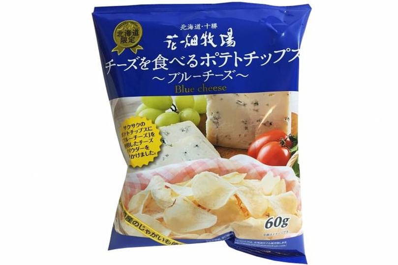 Japanese convenience store offers Hokkaido Blue Cheese flavored potato ...