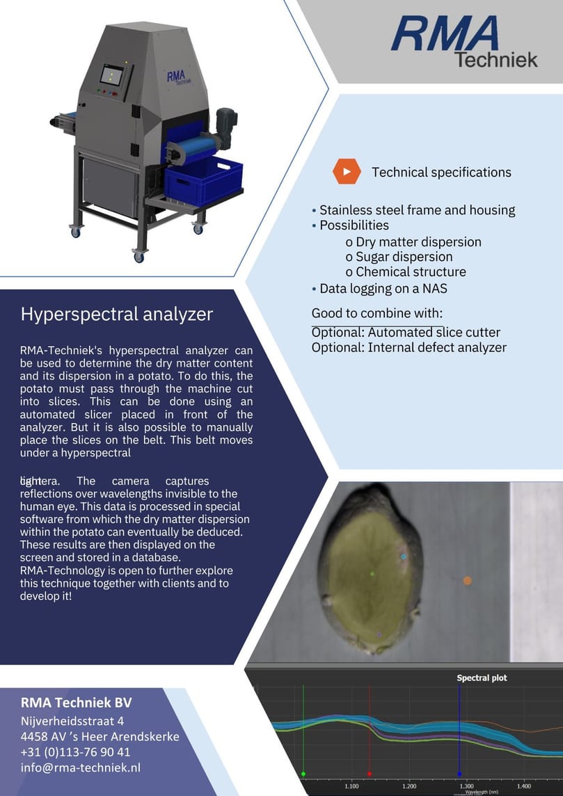 RMA Techniek - Hyperspectral Analyser | PotatoPro